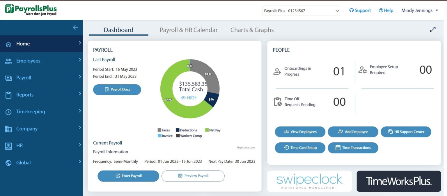 Online Payroll/Manager Self-Service - Payrolls Plus